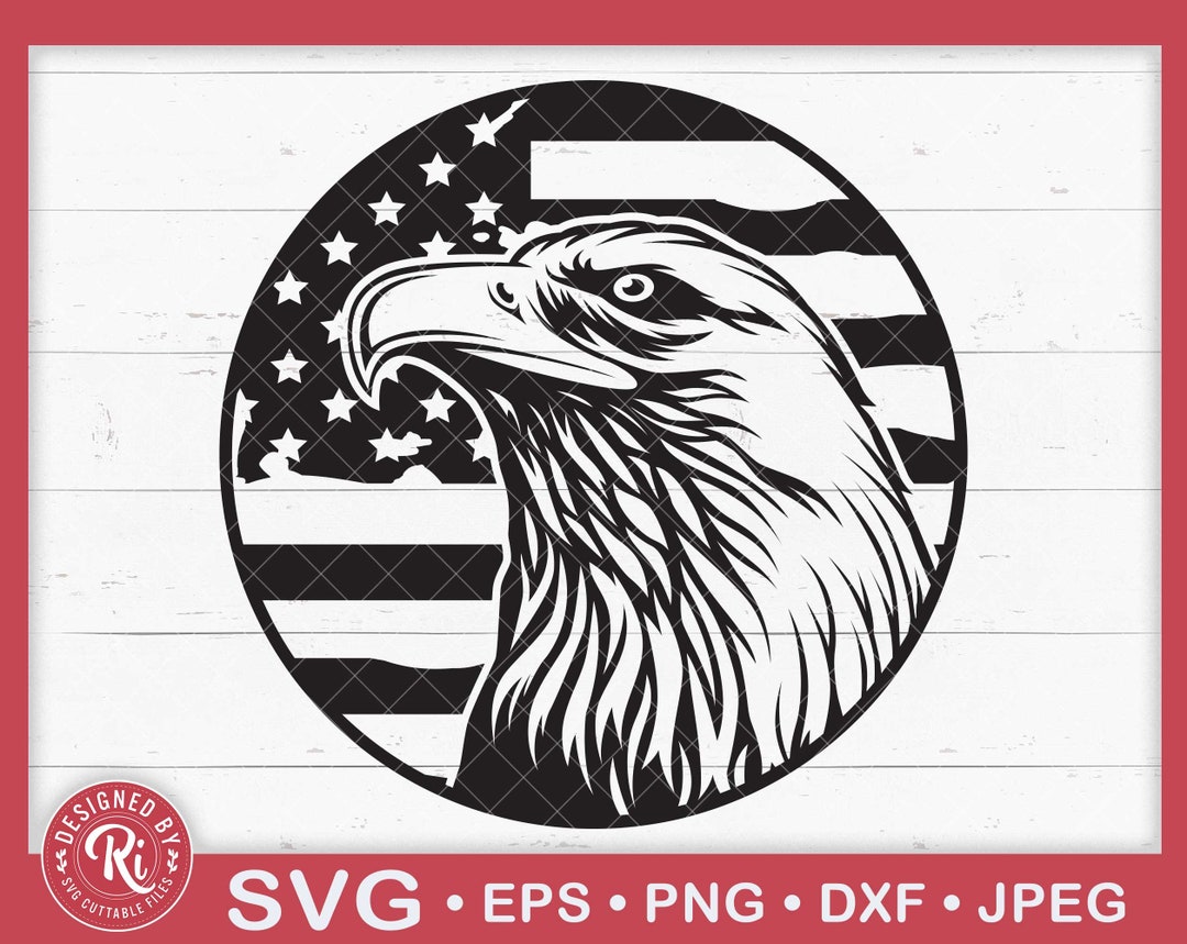 American Eagle Svg, Bald Eagle Svg, American Flag Svg, Patriotic Svg ...