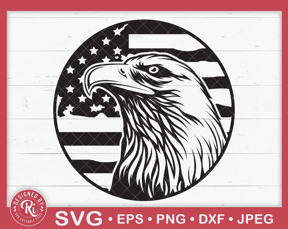 American Eagle Svg Bald Eagle Svg American Flag Svg - Etsy