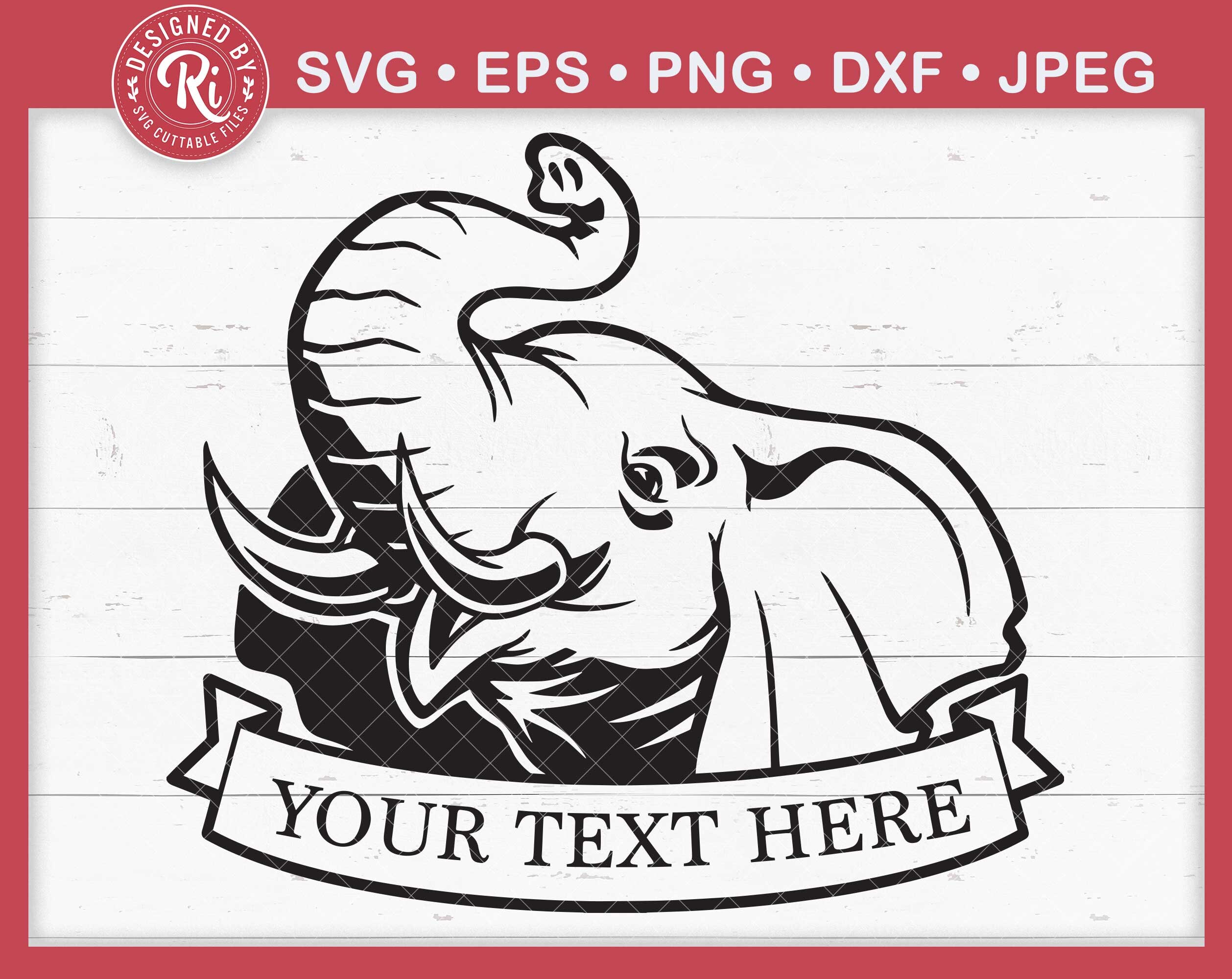 Elephant Monogram Svg Safari Animal Svg African Svg Nature - Etsy