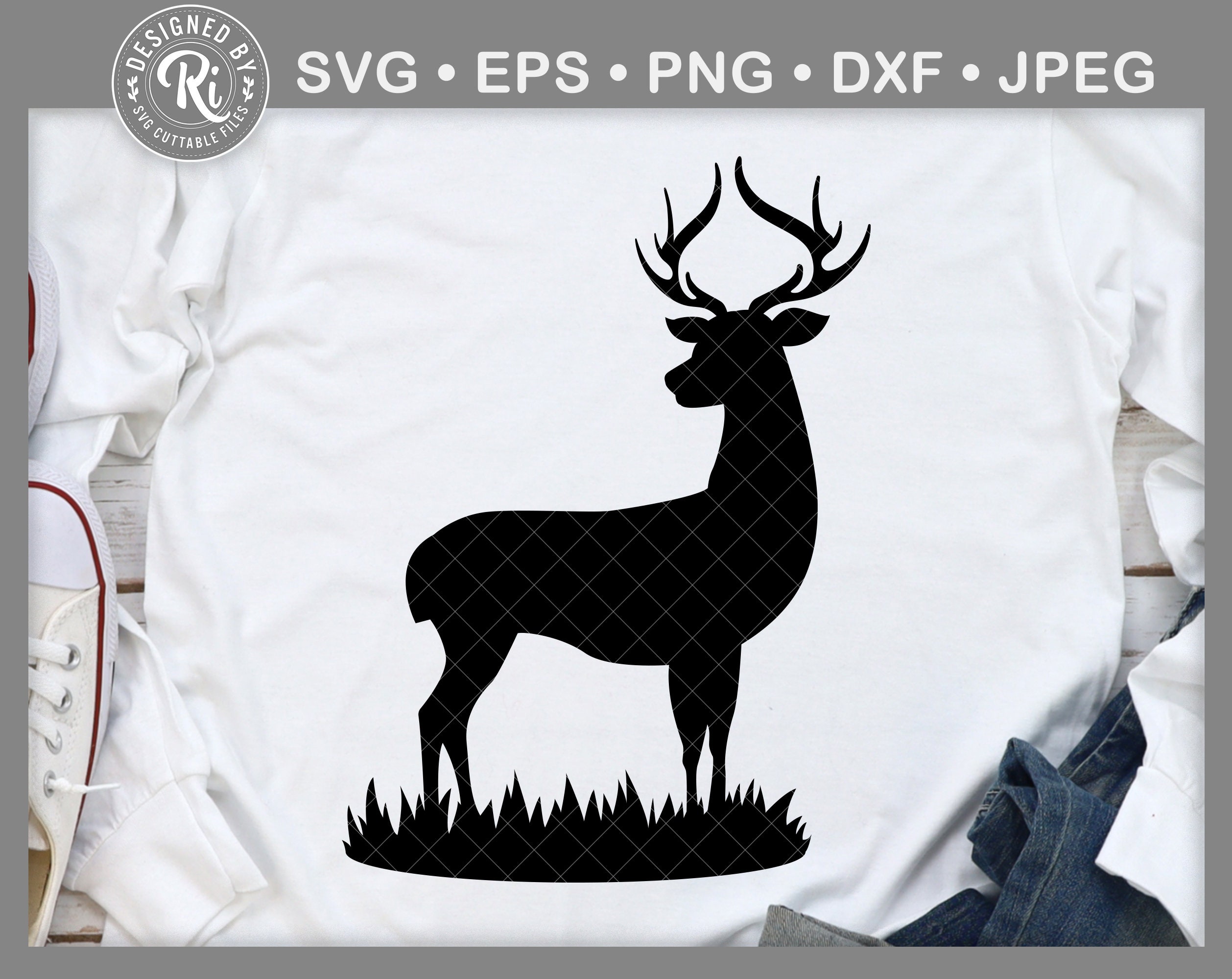 Deer Bundle Svg Deer Svg Deer Silhouette Svg Deer Head - Etsy