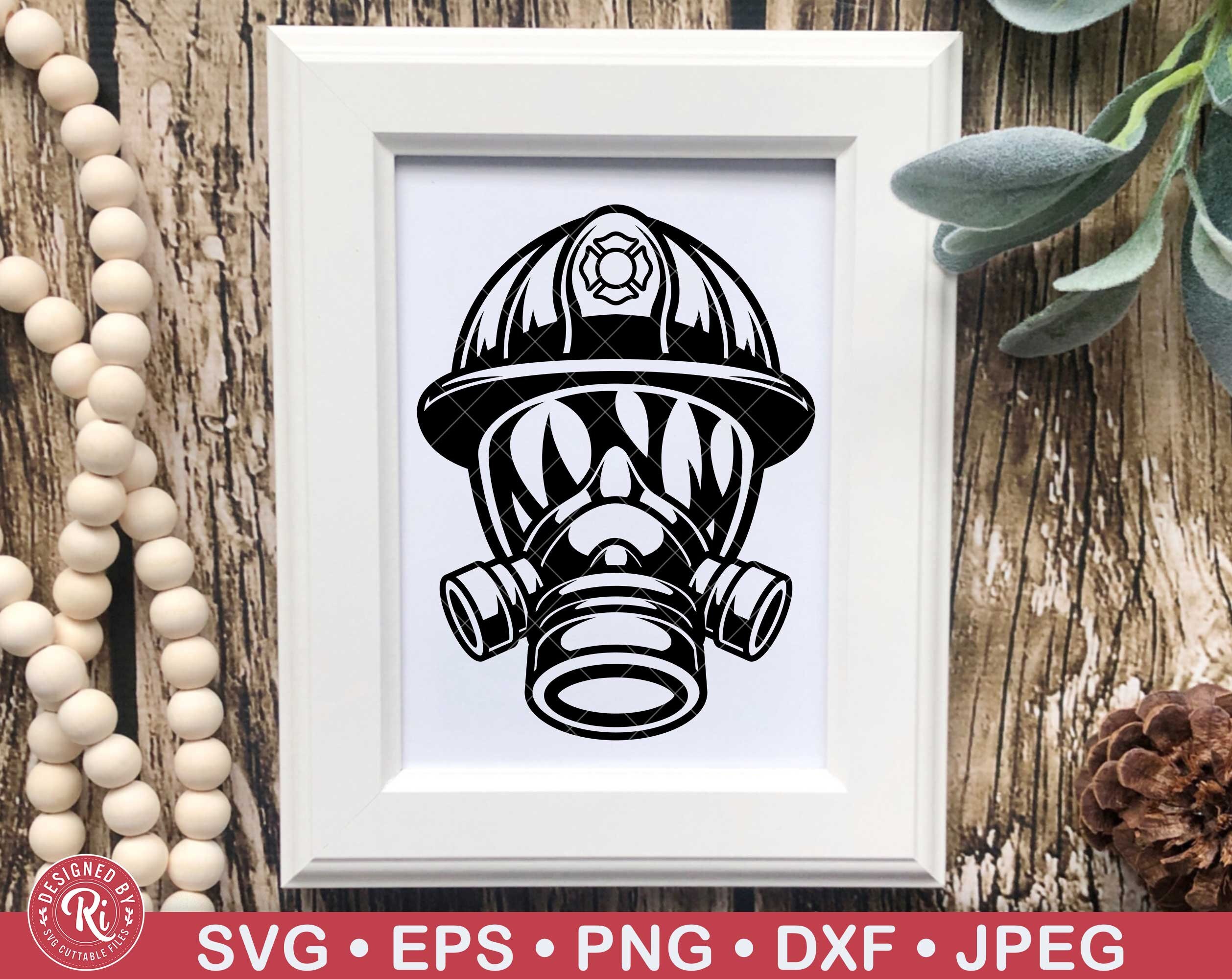 Firefighter Helmet Svg Firefighter Mask Fireman Fire - Etsy