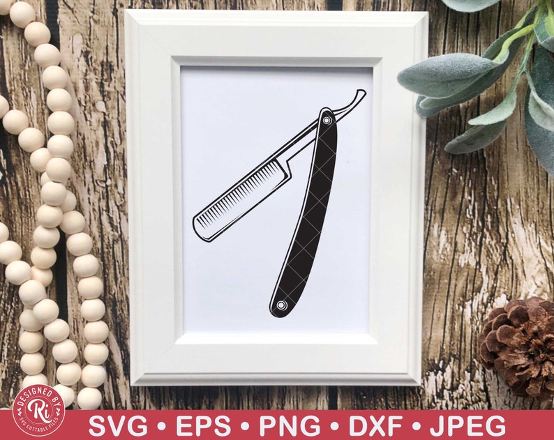 Straight Razor Svg Hairdresser Hairstylist Hair Stylist - Etsy