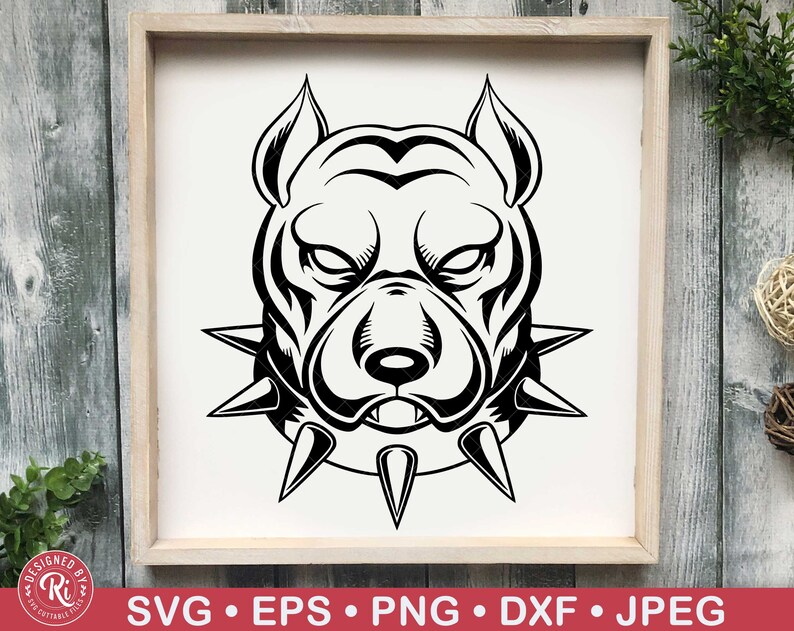 Pitbull Svg Pitbull Dad Pitbull Logo Pitbull Mom Canine - Etsy