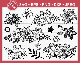 150 Botanical Svg Bundle Floral Svg Bundle Flower Svg - Etsy