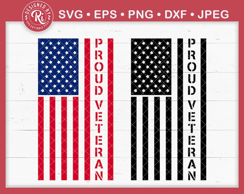 Veteran US Flag Svg Veteran Svg Patriotic Svg Military Svg | Etsy
