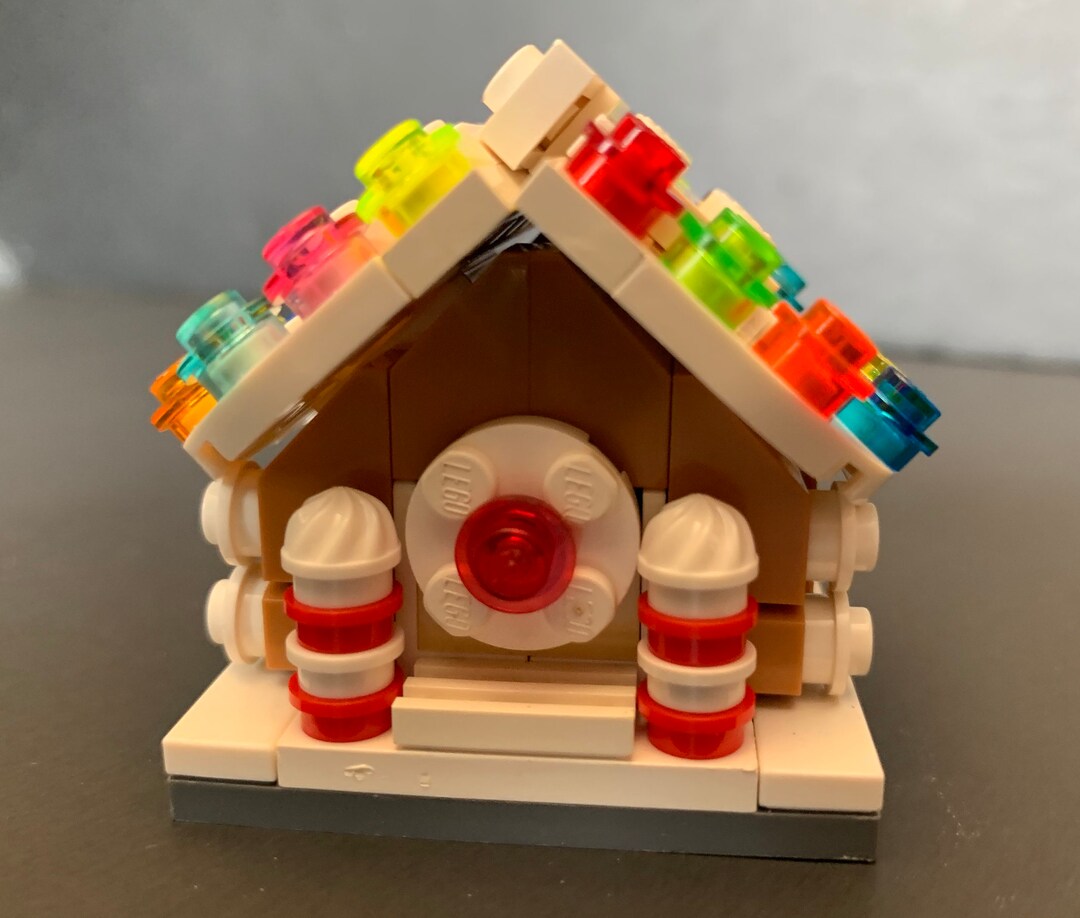 Gingerbread House Christmas Tree Ornament - Custom Built From Genuine ...