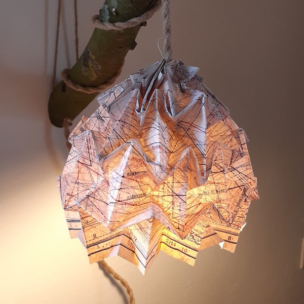 Paper Pendant Light - Etsy