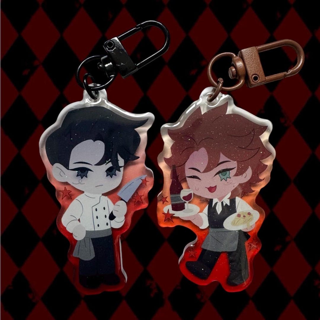 Dead Plate Acrylic Charms - Etsy