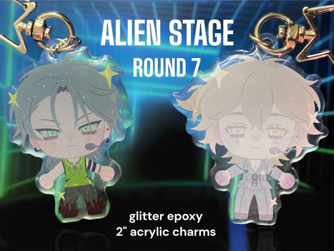 Alien Stage R7 Till & Luka Acrylic Charms - Etsy Canada