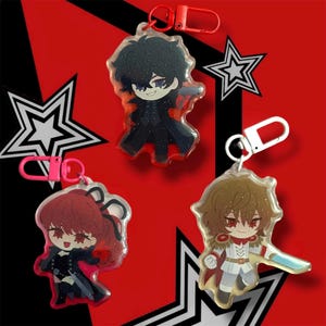 Persona 5 Royal Trio Acrylic Charms - Etsy