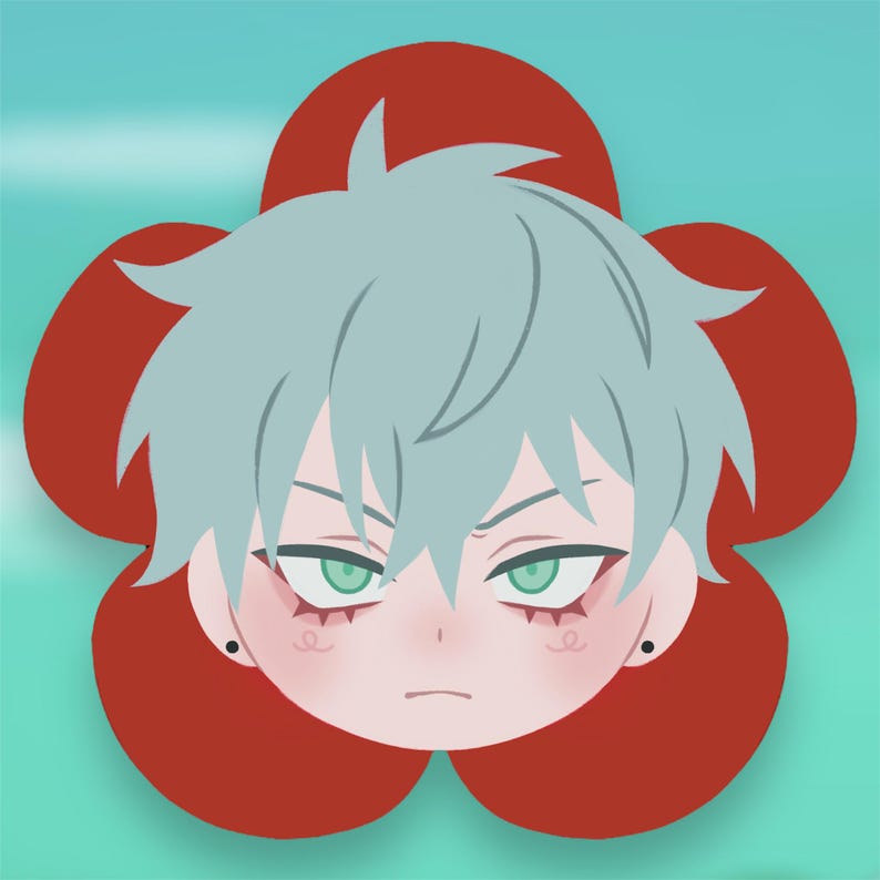 PREORDER: Alien Stage Clematis Flower Acrylic Phone Charms Glitter ...