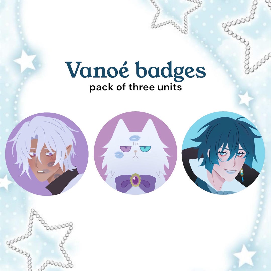 IN PRODUCTION: Vanoé Kiss Badges - Etsy