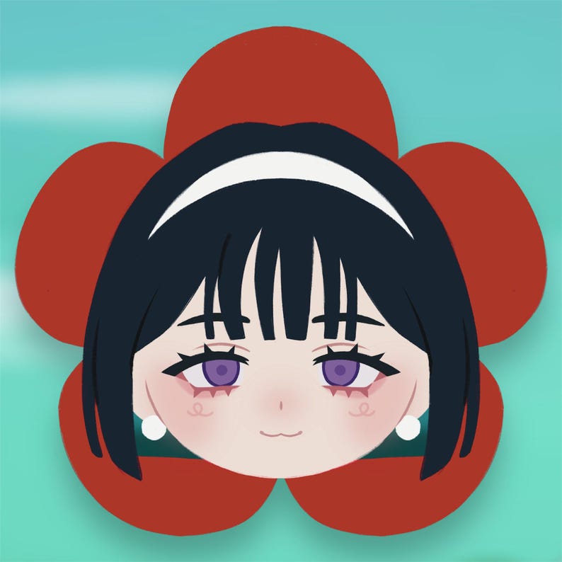 PREORDER: Alien Stage Clematis Flower Acrylic Phone Charms Glitter ...