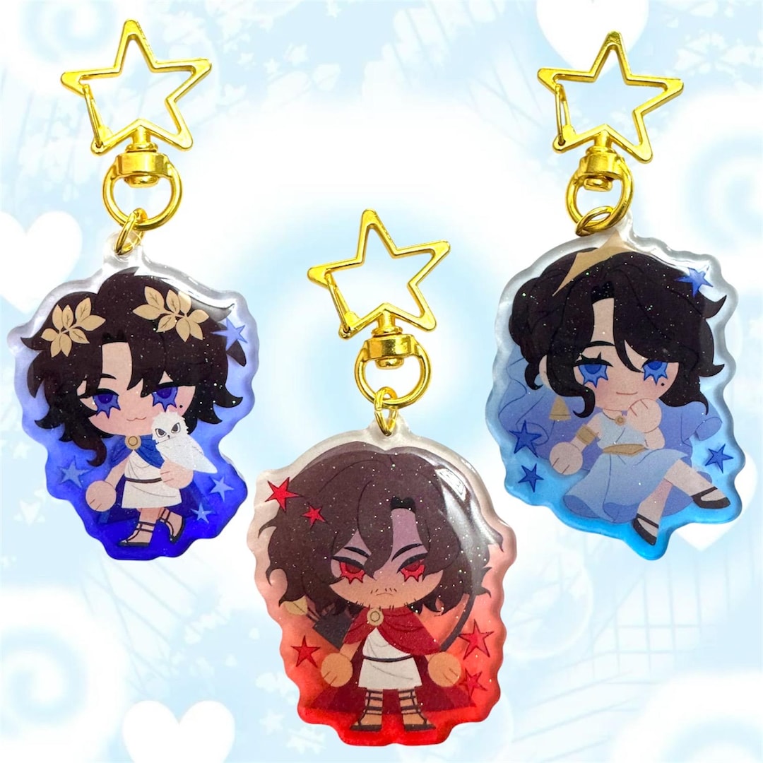 Epic Inspired Acrylic Charms (penelope, Odysseus & Telemachus) - Etsy