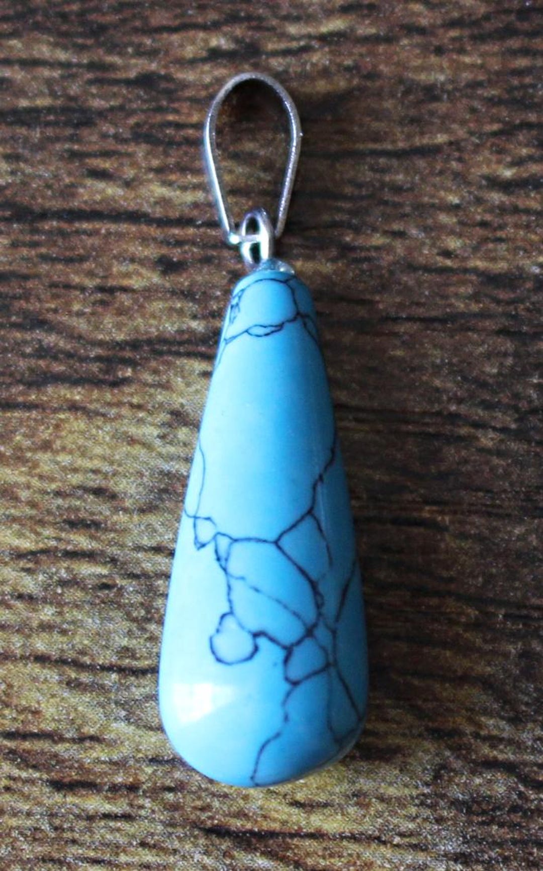 Turquoise Pendulum Point Pendant - Etsy
