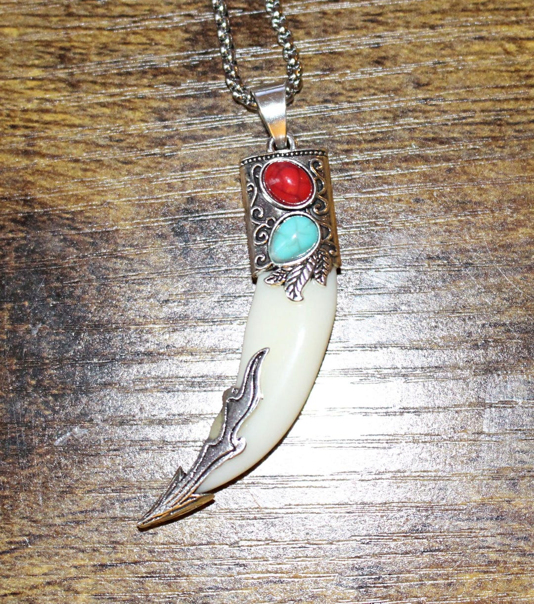 Haunted Wizard Pendant With the Power of 4 Spells - Etsy