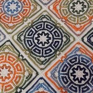 Mosaic Aura Crochet Square Pattern: Overlay Technique (PDF Pattern) - Etsy