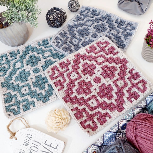 Overlay Mosaic Crochet Pattern - Etsy