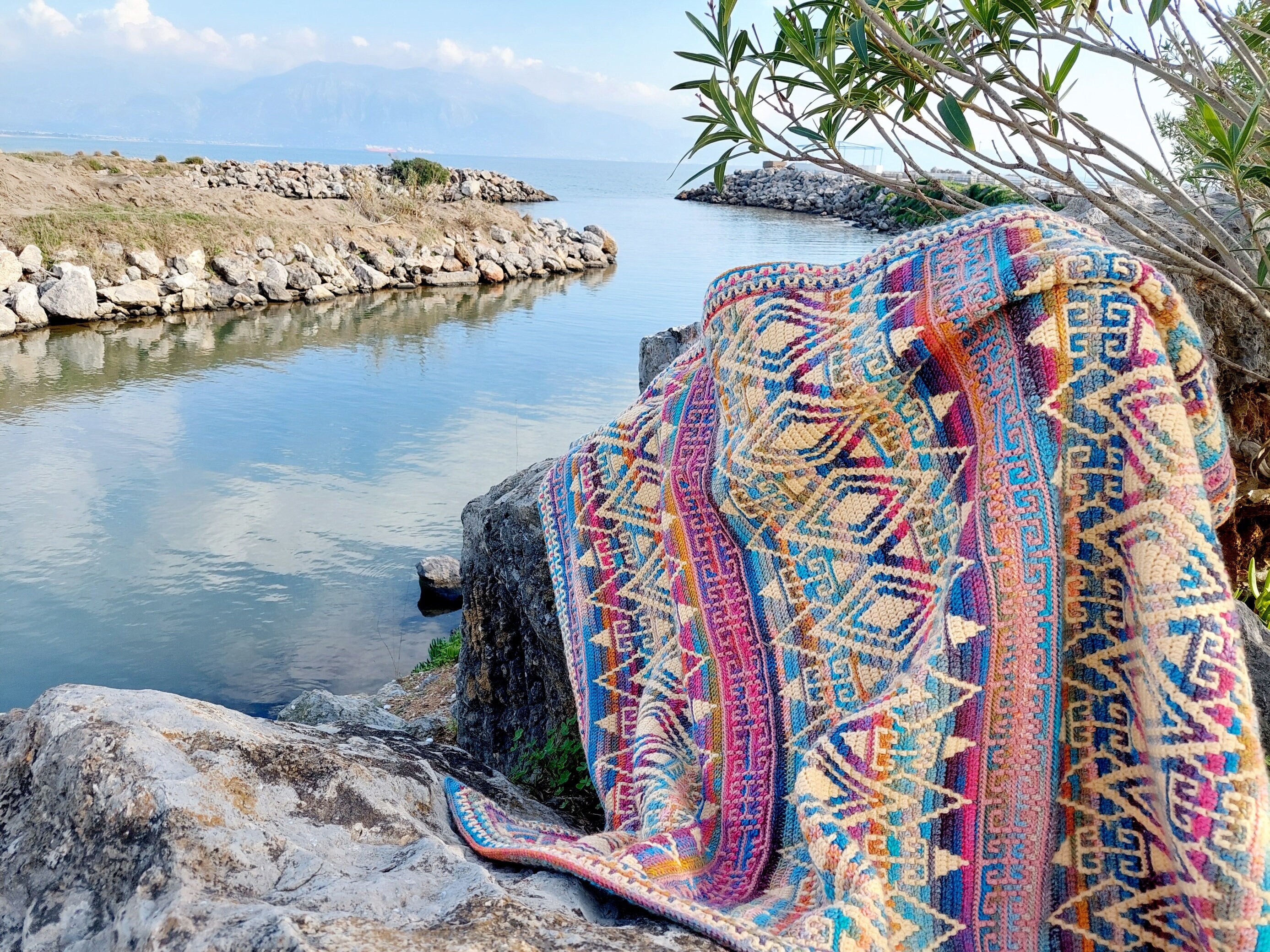 Overlay Mosaic Crochet Afghan/blanket Pattern Ancient Stories. - Etsy