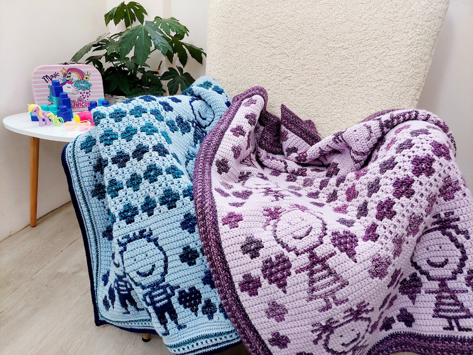 Overlay Mosaic Crochet Baby Afghan/blanket Pattern My Precious - Etsy