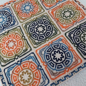 Mosaic Aura Crochet Square Pattern: Overlay Technique (PDF Pattern) - Etsy