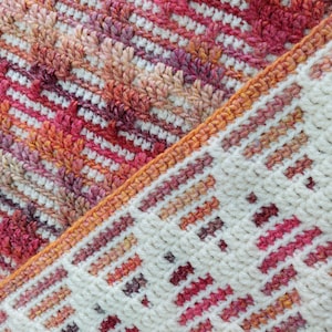 Mosaic Crochet Blanket Pattern: Two-sided Zigzag (PDF Pattern) - Etsy ...