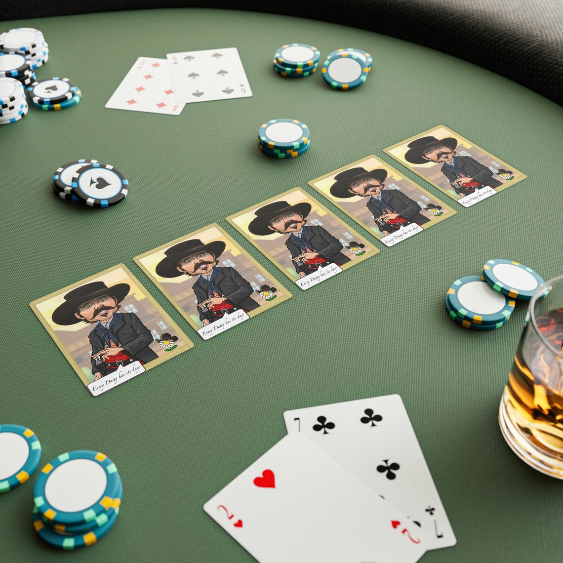 Caricature Parody Johnny Ringo Tombstone Poker Cards - Etsy
