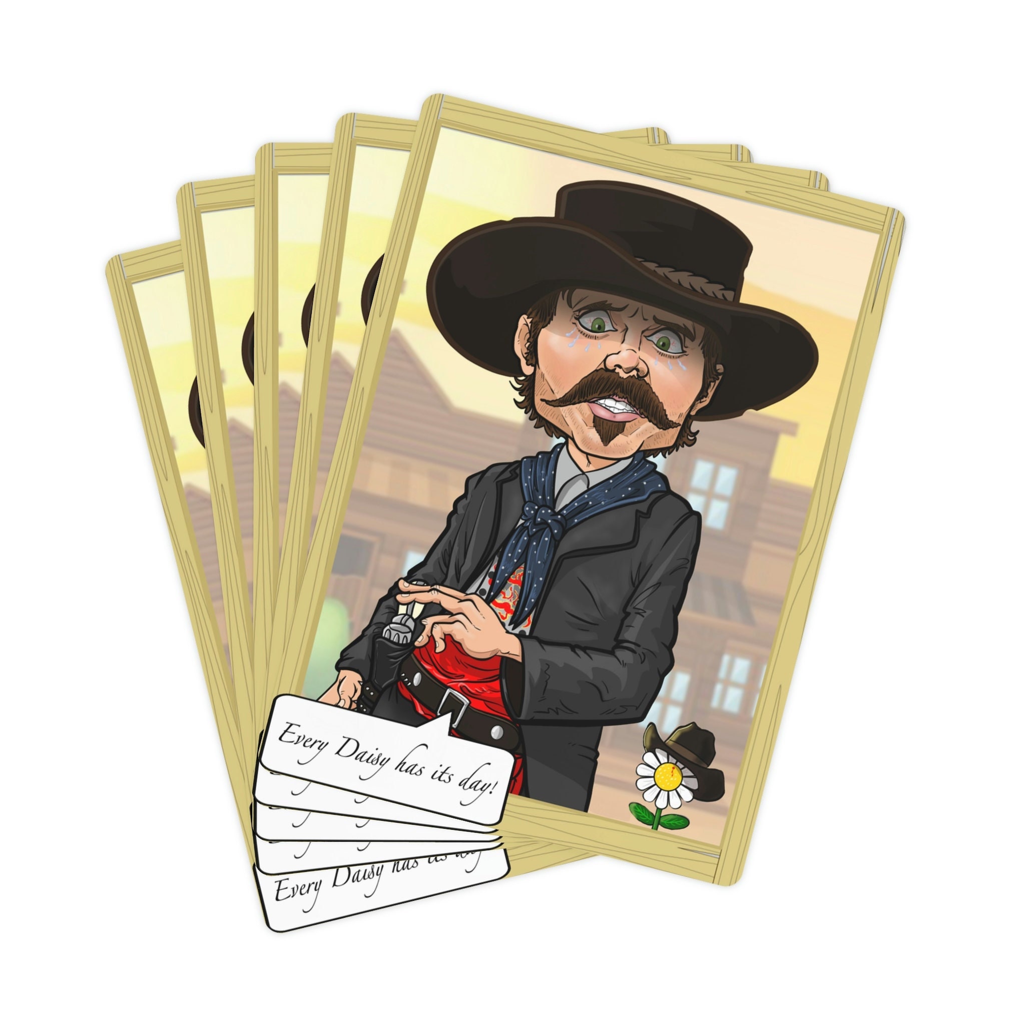 Caricature Parody Johnny Ringo Tombstone Poker Cards - Etsy