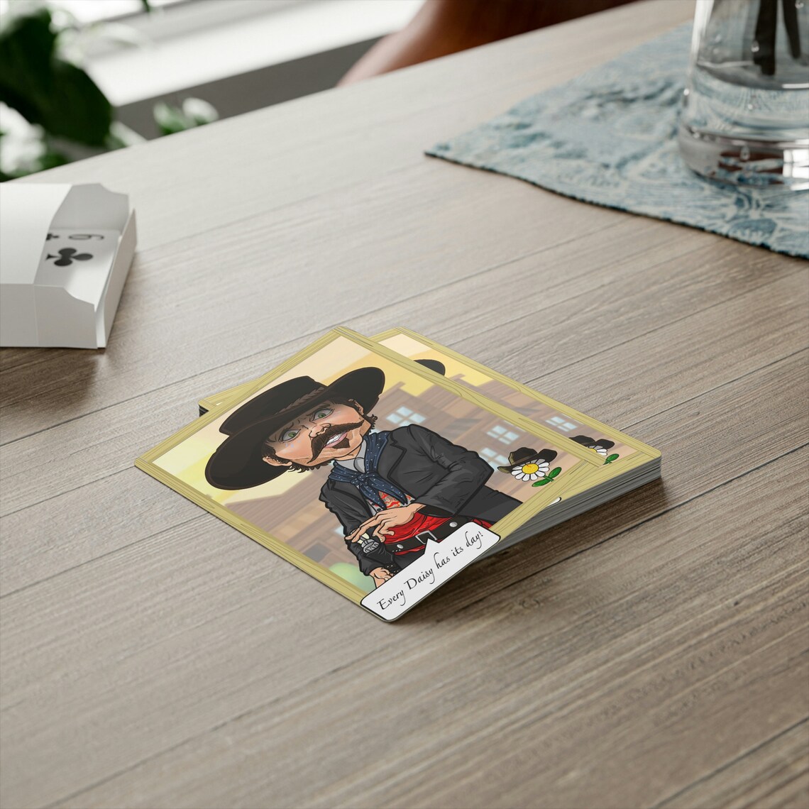 Caricature Parody Johnny Ringo Tombstone Poker Cards - Etsy