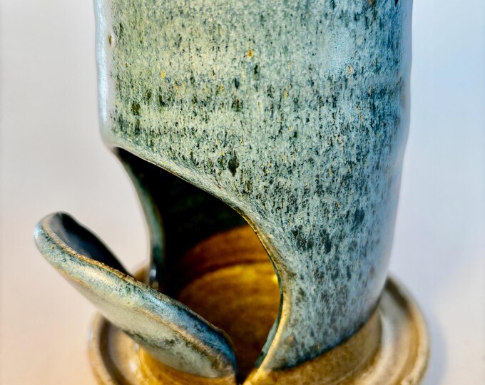 Ceramic Kitchen Caddy, Pottery Sponge and Brush Holder, Ceramic Sink ...