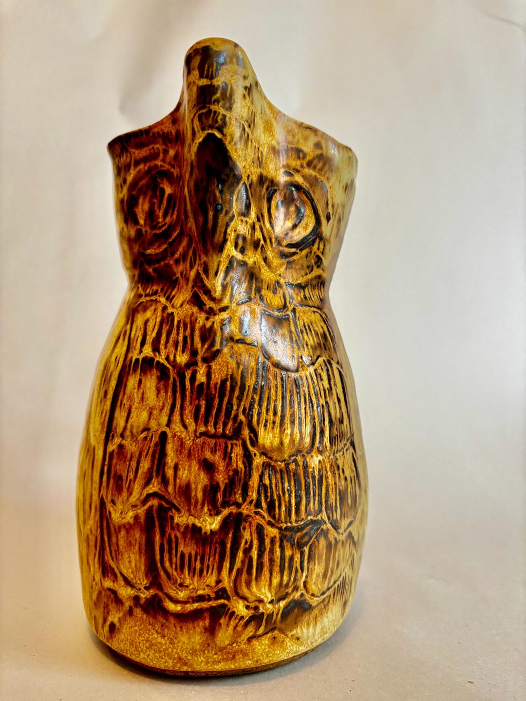 Ceramic Owl Pitcher, Pottery Owl Pitcher, Handmade Pitcher, Owl Vase - Etsy