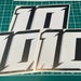 3 X Custom Racing Numbers - Vinyl Stickers Decals - Race Motorcycle ...