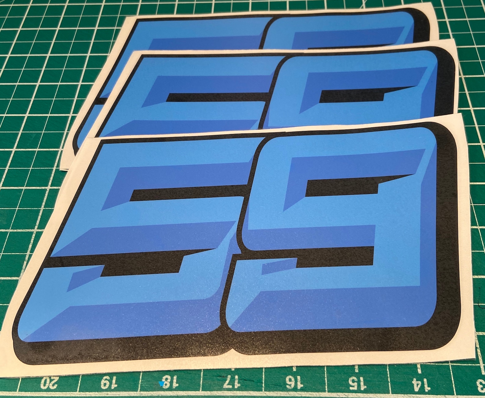 3 X Custom Racing Numbers Vinyl Stickers Decals Race - Etsy