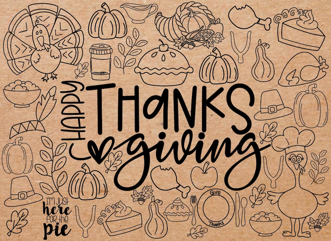 Thanksgiving Banner Template, Painted Banner Template, Editable ...
