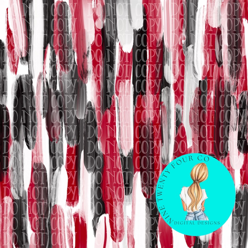 Red Black White Digital Paper, Png Background, Png Sublimation Design ...