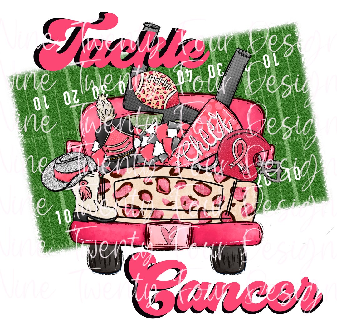 Tackle Cancer Png, Pink Out, Breast Cancer Awareness, Football Png ...