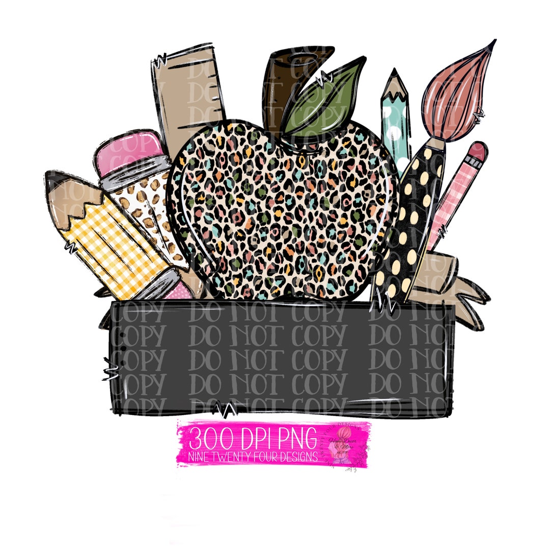 School Frame Png, Printable Png, Teacher Sublimation, Chalkboard Png ...