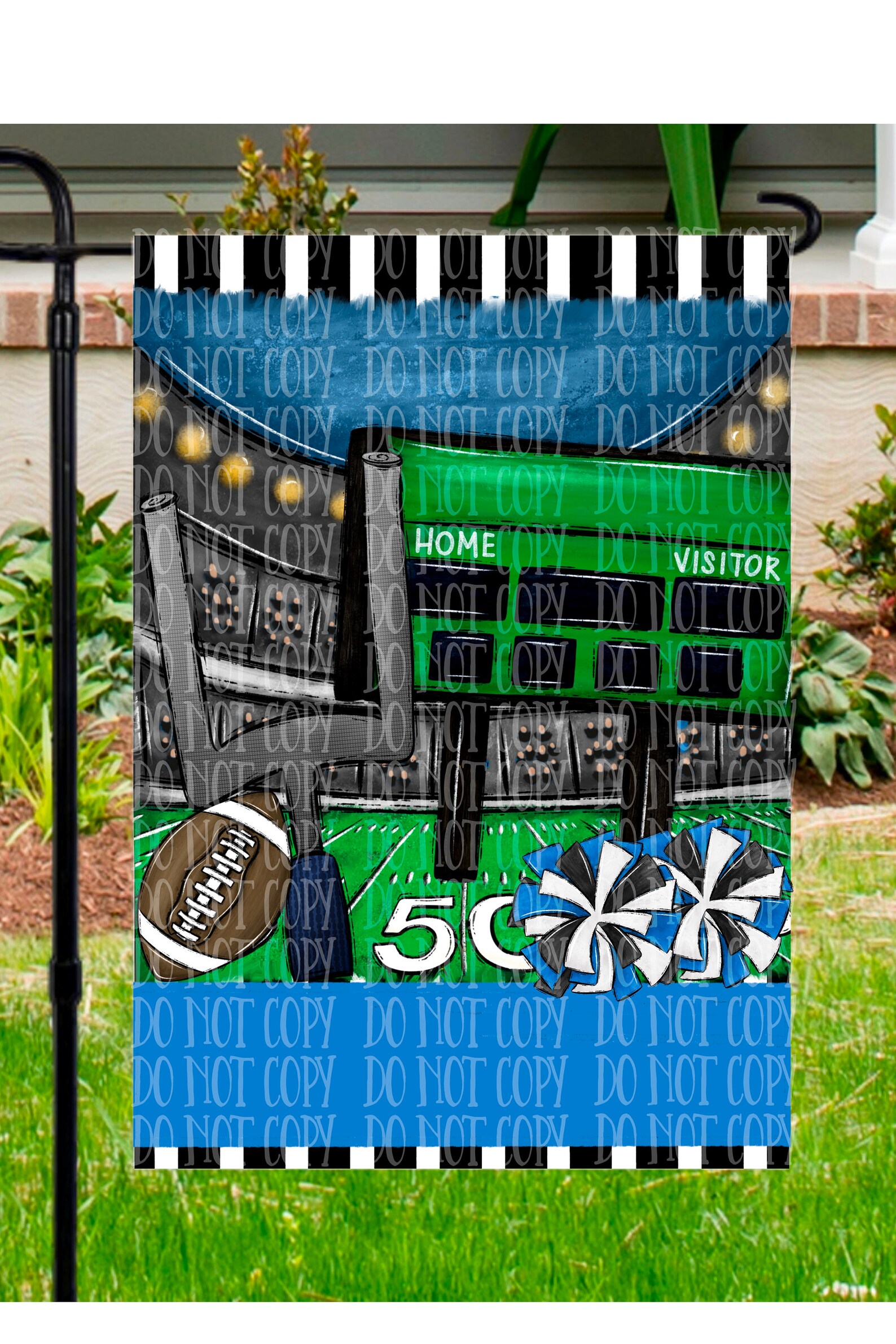 Football Garden Flag Png, Garden Flag Design, School Spirit, Printable ...