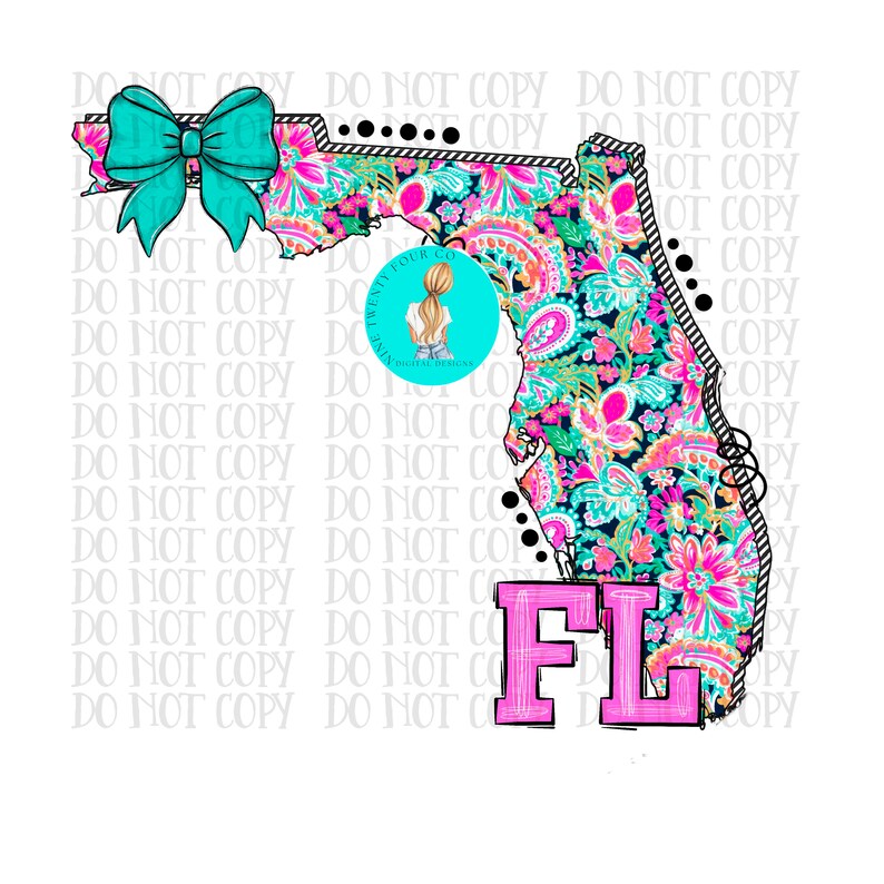 Preppy Florida Png, Florida Png, Printable PNG, Sublimation Png, DTF ...