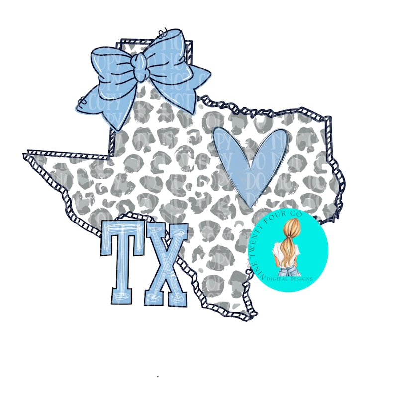 Leopard Texas Png, State of Texas Png, Doodle State, Printable PNG ...