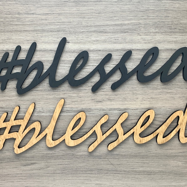 Blessed Sign - Etsy