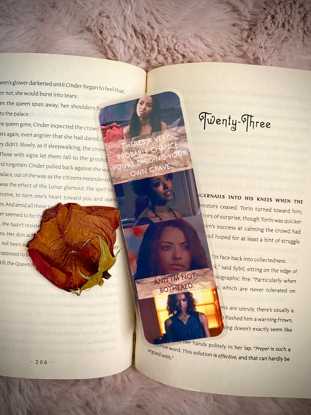 Vampire Diaries Inspired Bookmark// Bonnie Bennet TVD Bookmark// Custom ...