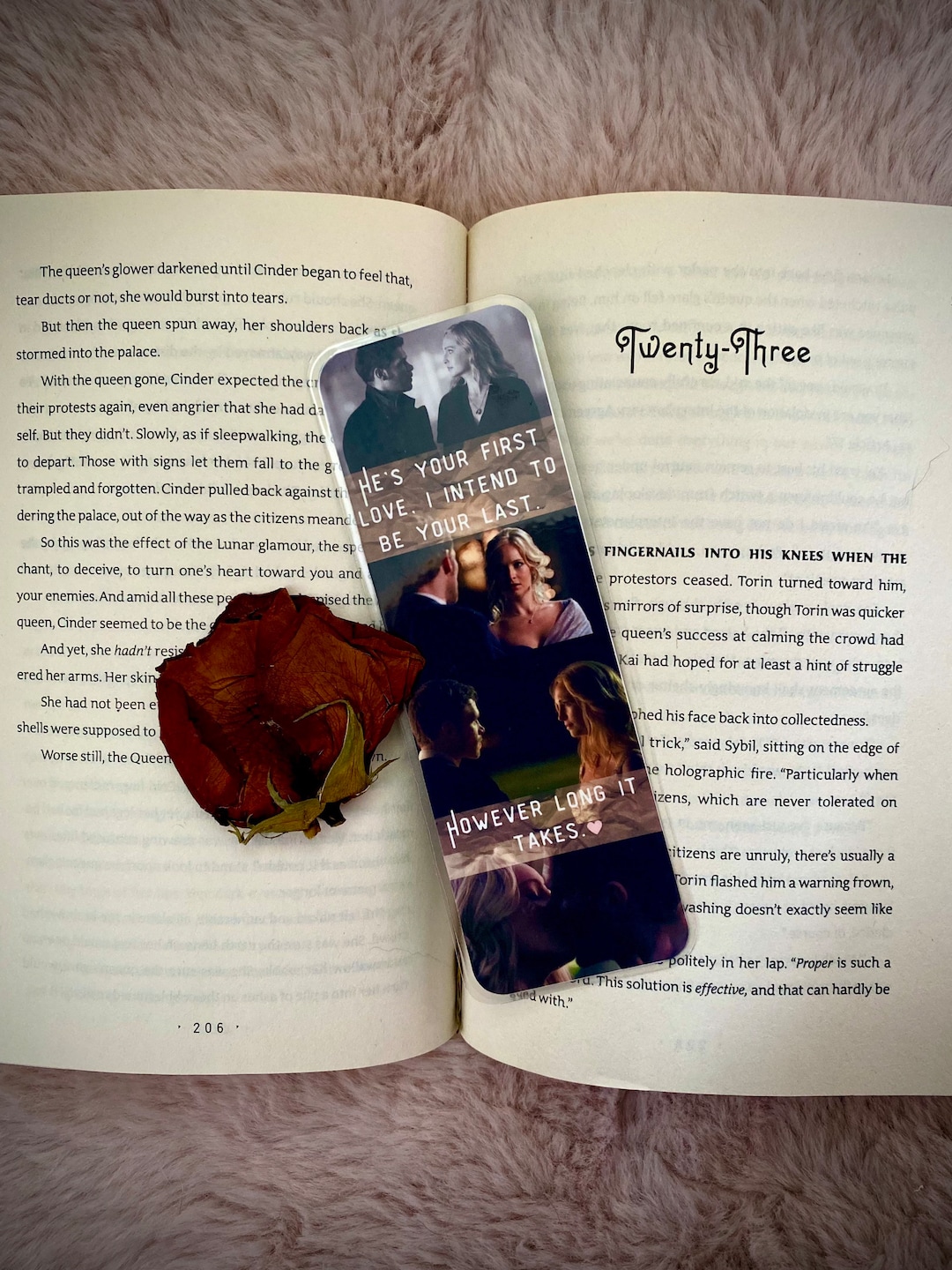 Vampire Diaries Inspired Bookmark// Klaroline TVD Bookmark// Klaus ...