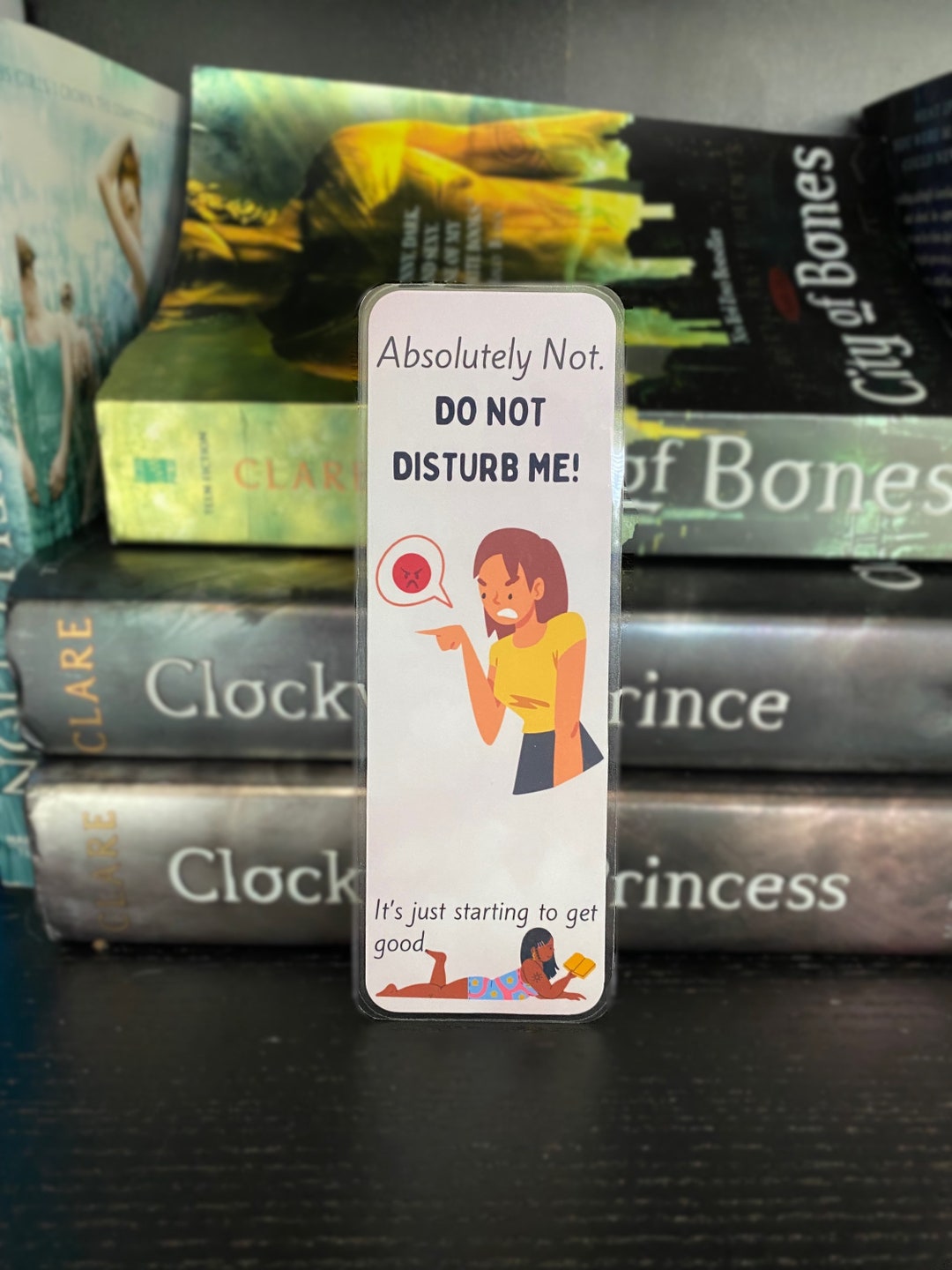 Do Not Disturb Bookmark// Custom Laminated Bookmark// Cute Handmade ...
