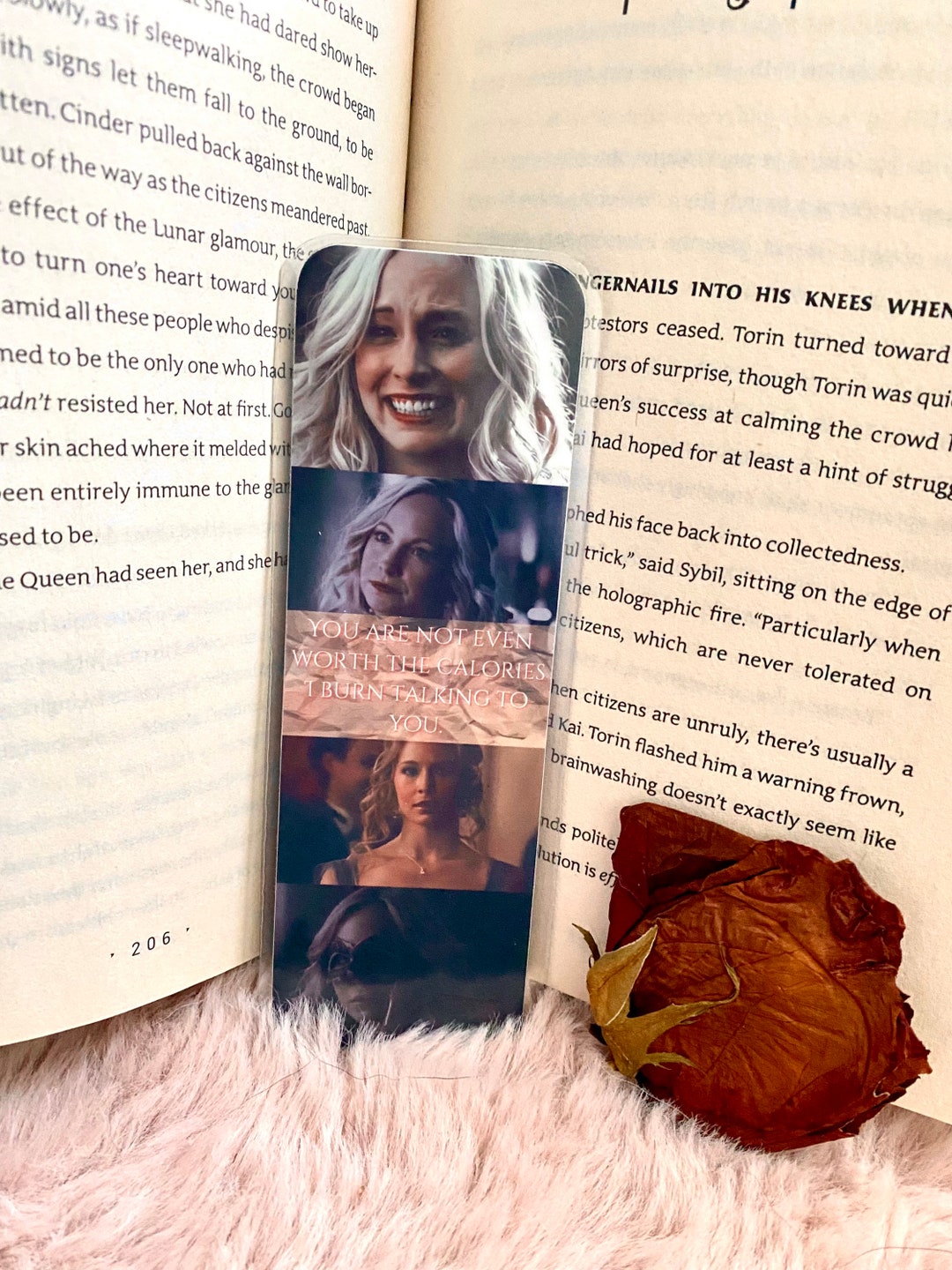 Vampire Diaries Inspired Bookmark// Caroline TVD Bookmark// Custom ...