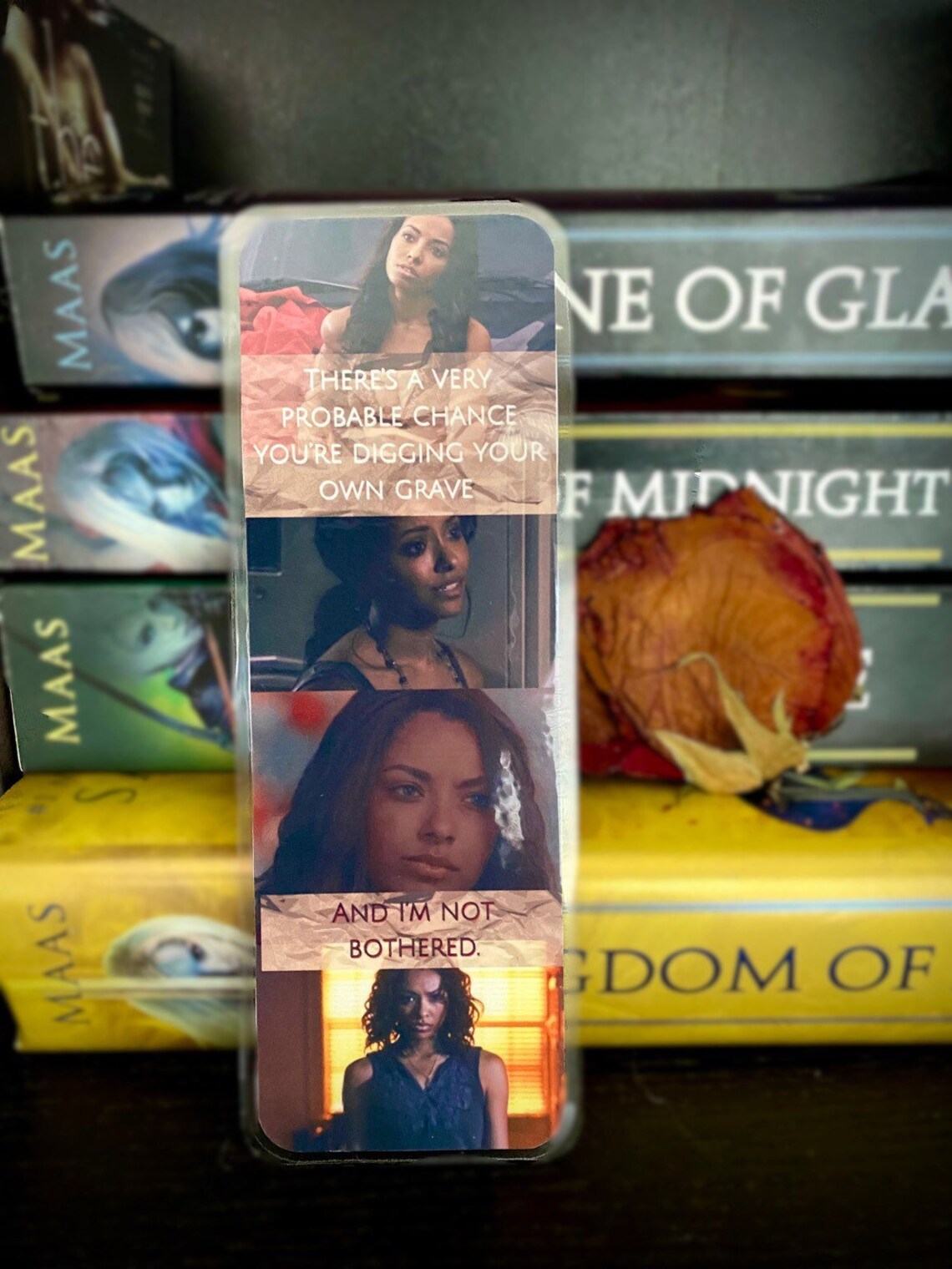 Vampire Diaries Inspired Bookmark// Bonnie Bennet TVD - Etsy