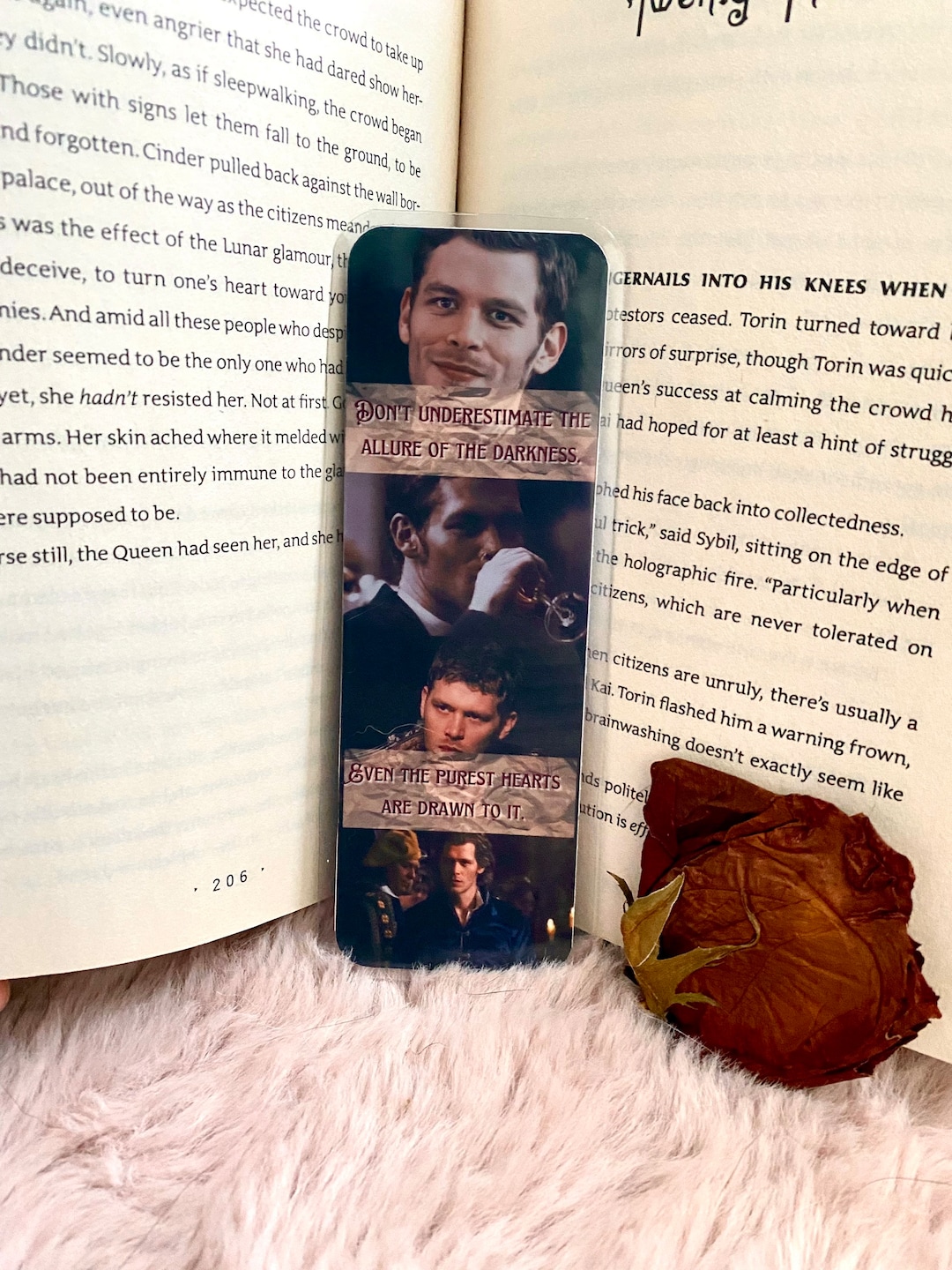 Vampire Diaries Inspired Bookmark// Klaus TVD Bookmark// Custom ...
