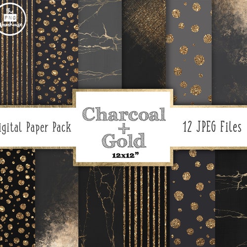 Tranquil Rose Gold Digital Paper Glitter and Foil Backgrounds - Etsy