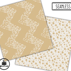 EARTHY BOHO DOODLES - Digital Paper Pack - 12 Jpegs - Instant Download ...