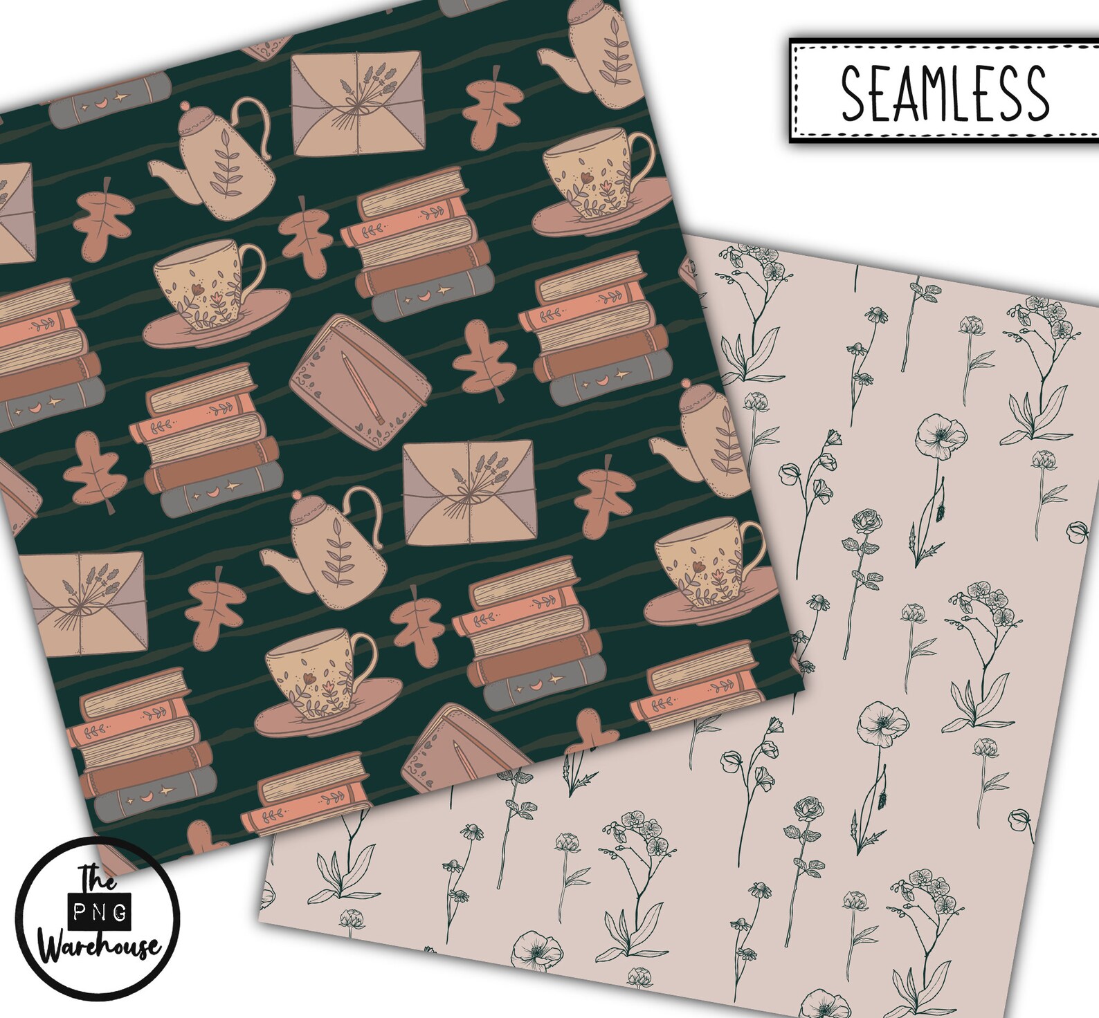 DARK ACADEMIA Digital Paper Pack 12 Jpegs Instant - Etsy